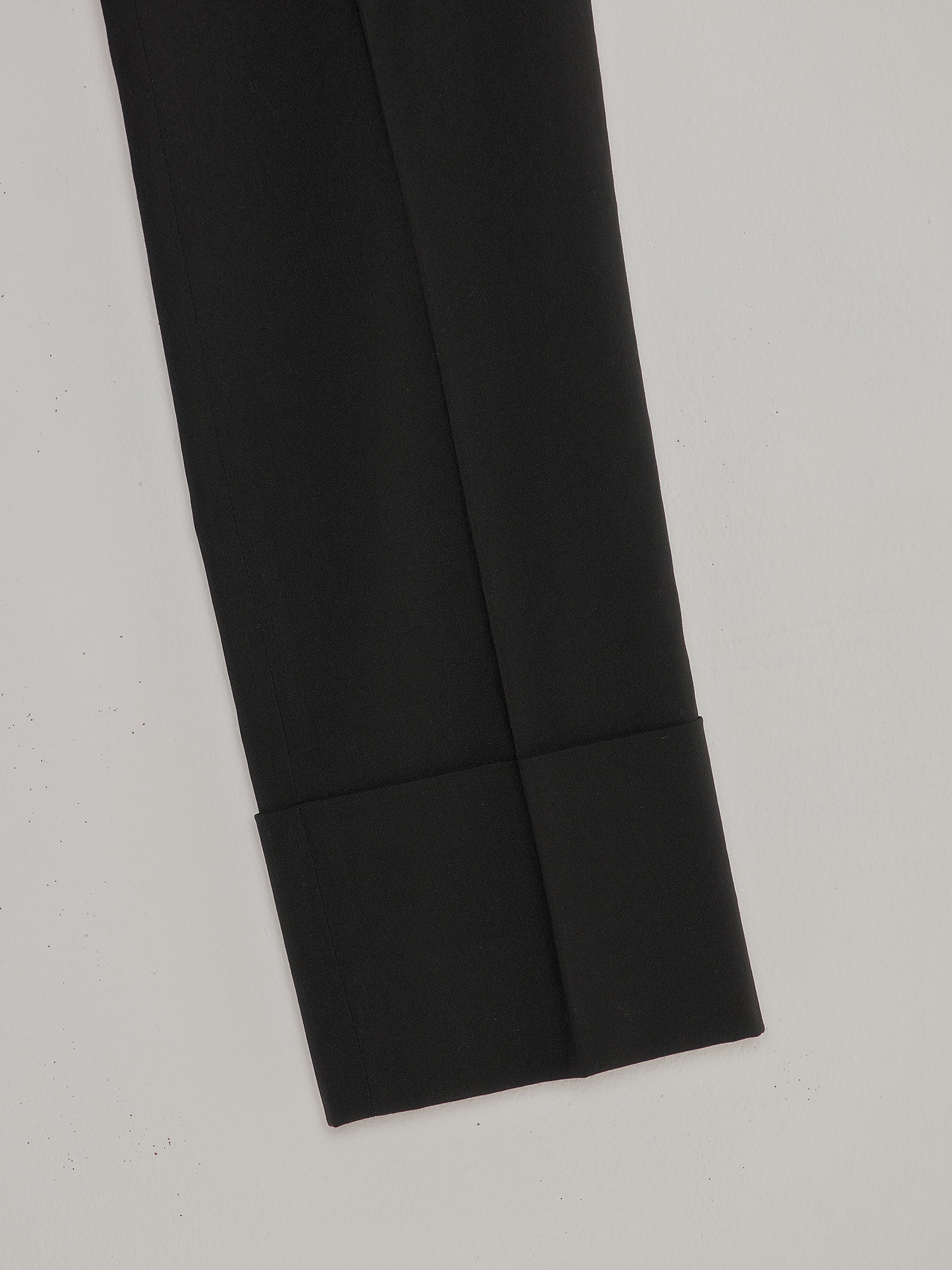 PEPSI Straight-fit Cuffed Pants Black : EENK