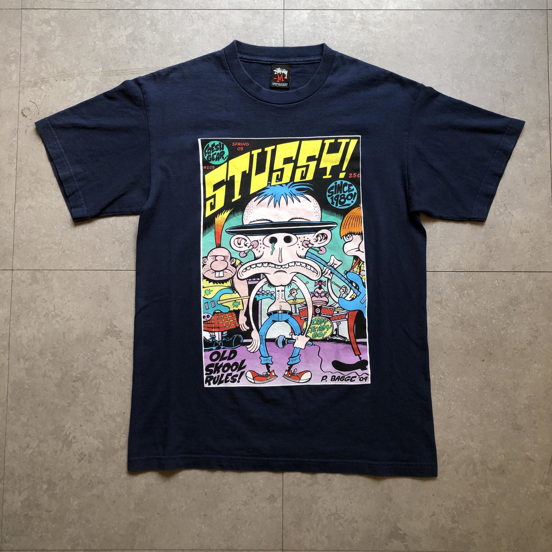 Stussy X Peter bagge archive print t-shirt : soberseoul