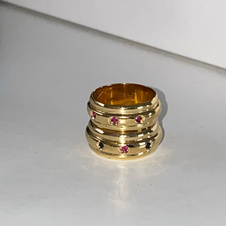 POT RING (ruby,sapphire) : THE STUFF