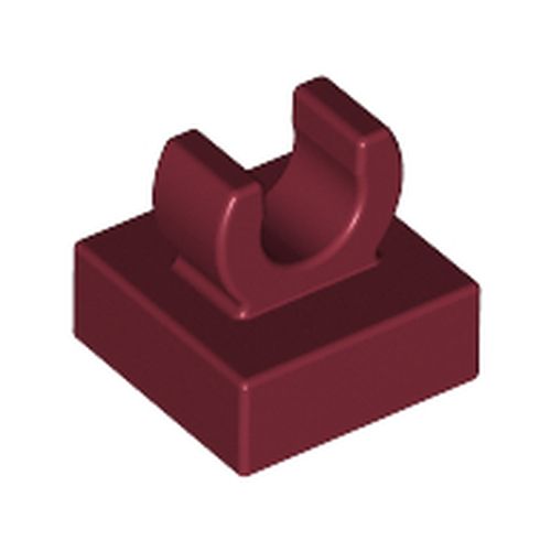 레고부품 Dark Red Tile, Modified 1 x 1 with Open O Clip (15712) : 오!브릭 - 레고 ...