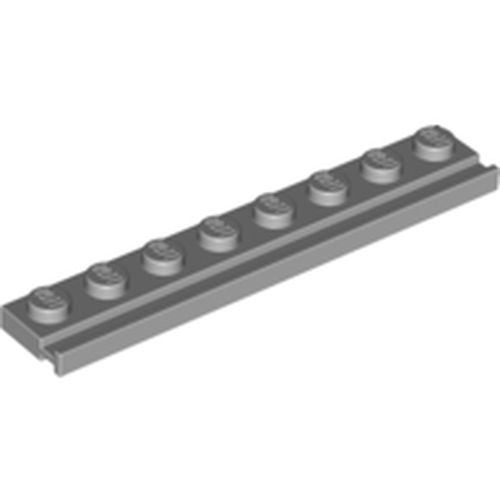 레고부품 Light Bluish Gray Plate, Modified 1 x 8 with Door Rail (4510) : 오 ...