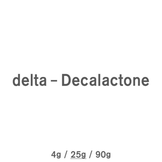 delta-Decalactone : SHUAFㅣ슈아프 공식 홈페이지