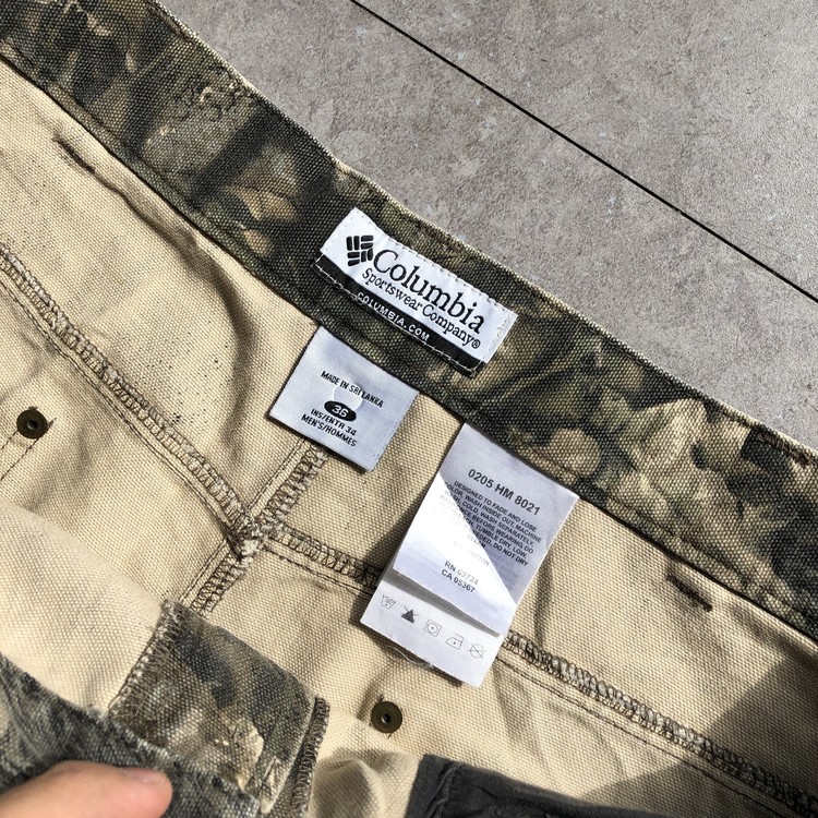 00's columbia realtree camo double knee pants : soberseoul