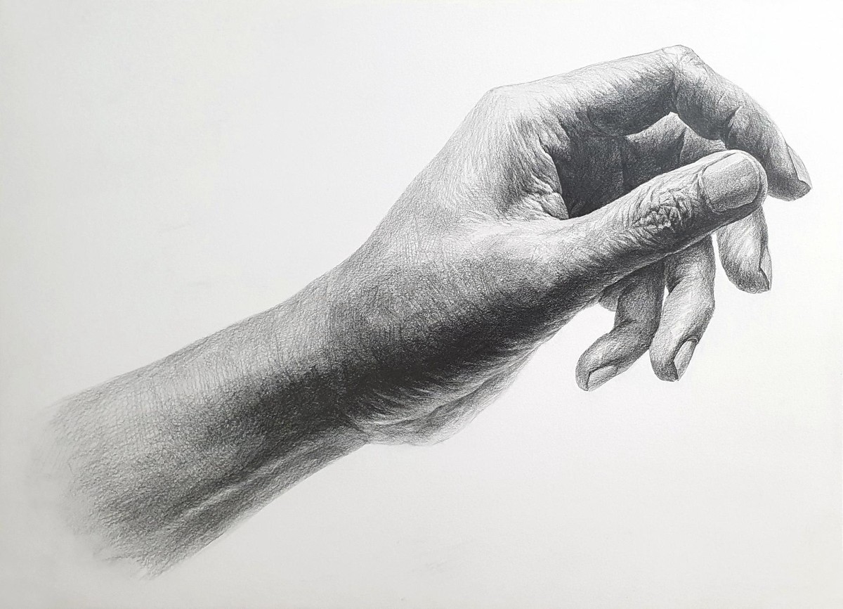 연필소묘- 손 : 파사드