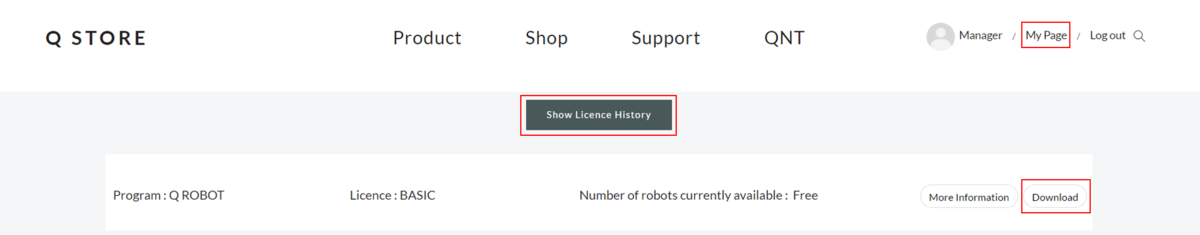 Installation file download guide : QNT | Q STORE | Industrial Software Platform