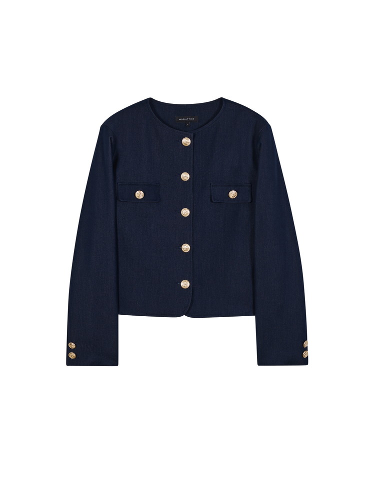 GOLD BUTTON Jacket Navy : MODIATTICO