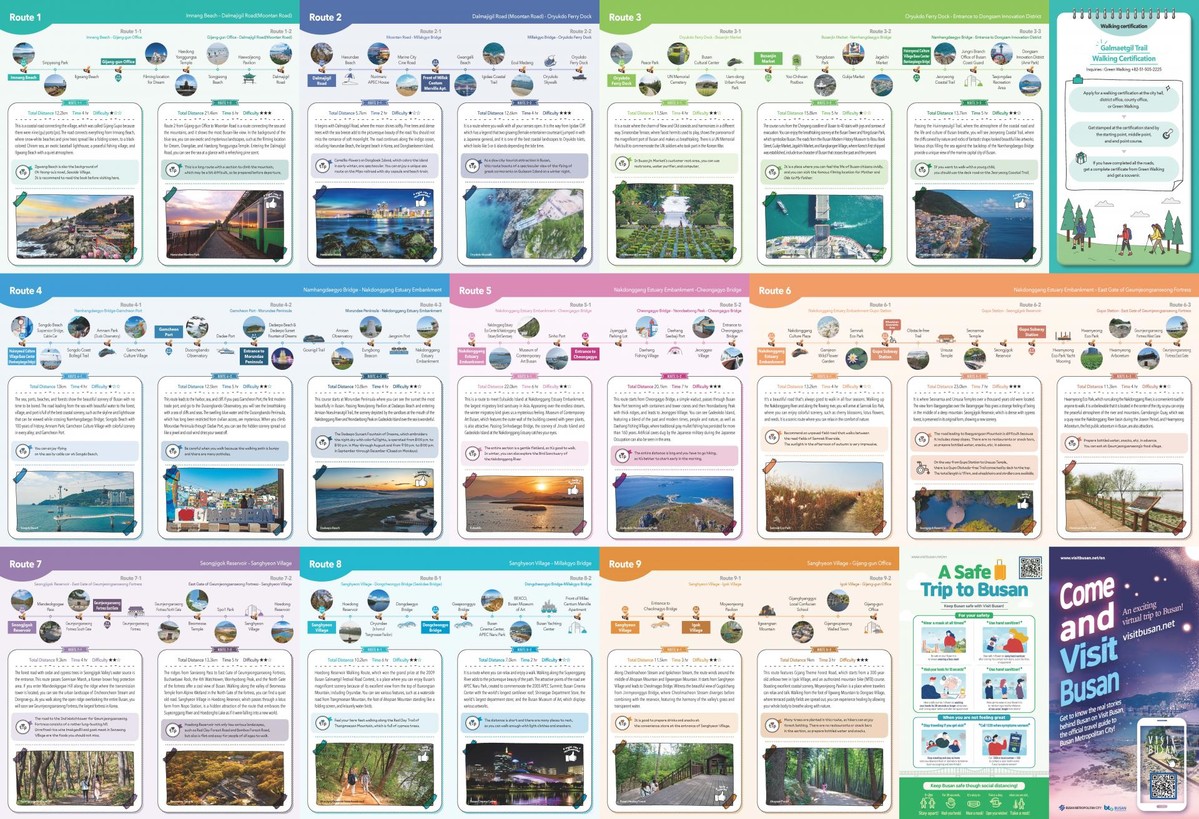 BUSAN GALMAETGIL TOURIST MAP : Asti Hotel