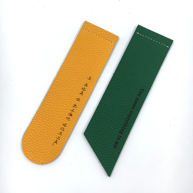 LOG Leather Bookmark (Wide) : Namib Design Studio