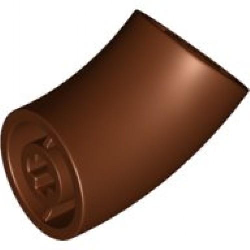 레고부품 Reddish Brown Brick, Round 2 x 2 D. 45 Degree Elbow (65473) : 오!브릭 ...