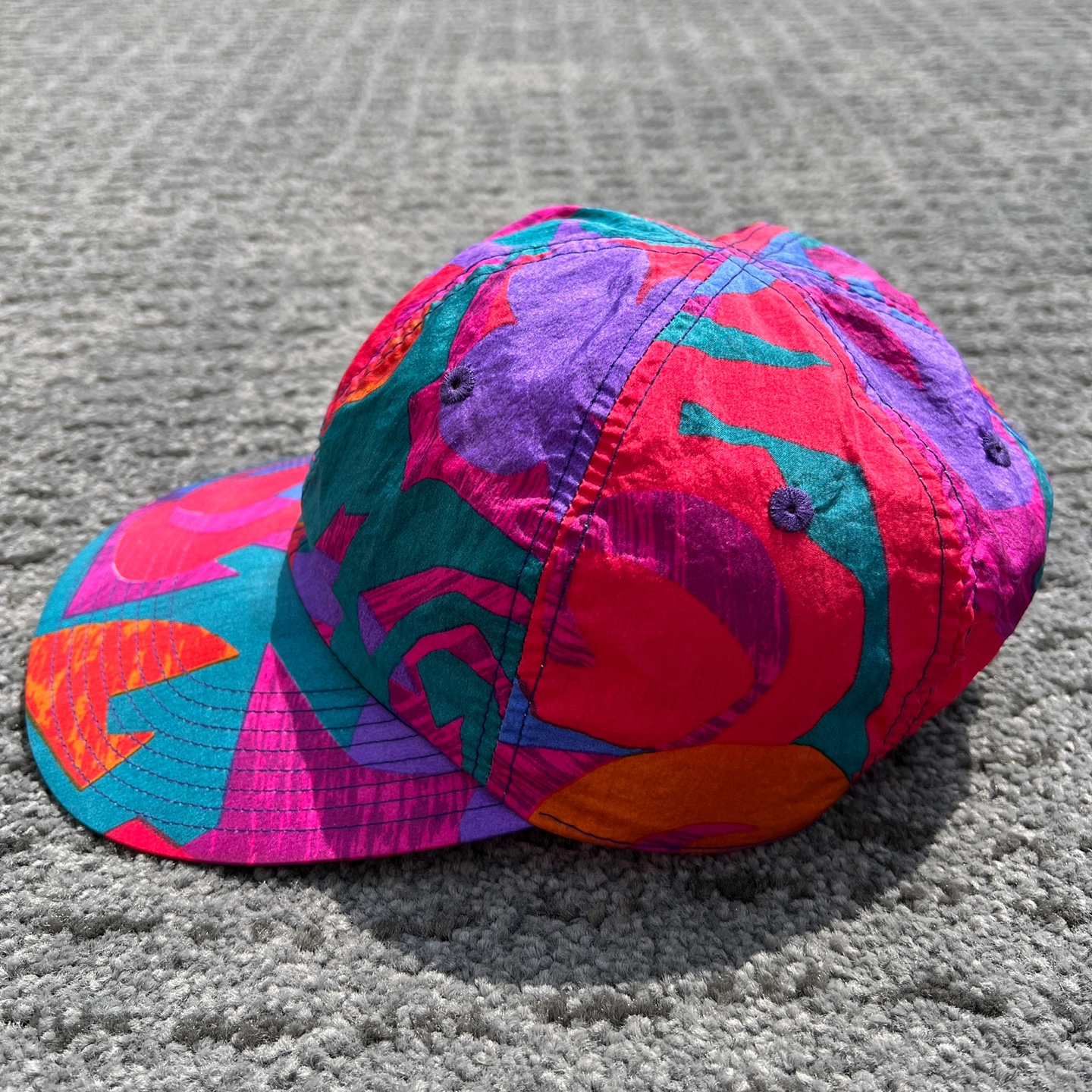 90s nike iconic multi color cap : soberseoul