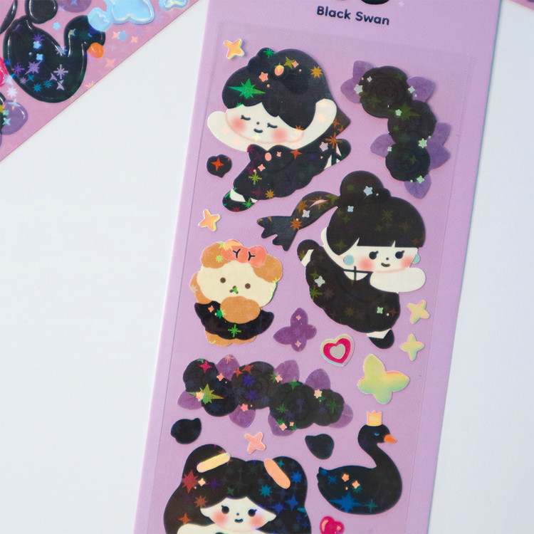 danpat_s | Black swan sticker : Lovticker