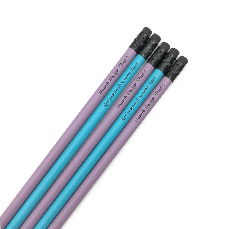 [Baby Purple+Ocean Blue] Pencil 5P Set : Namib Design Studio