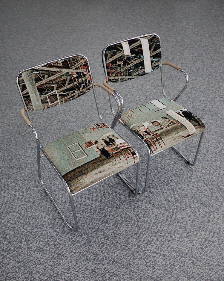 [soldout]Reworked chair_05 : 라인하프(linehalf)