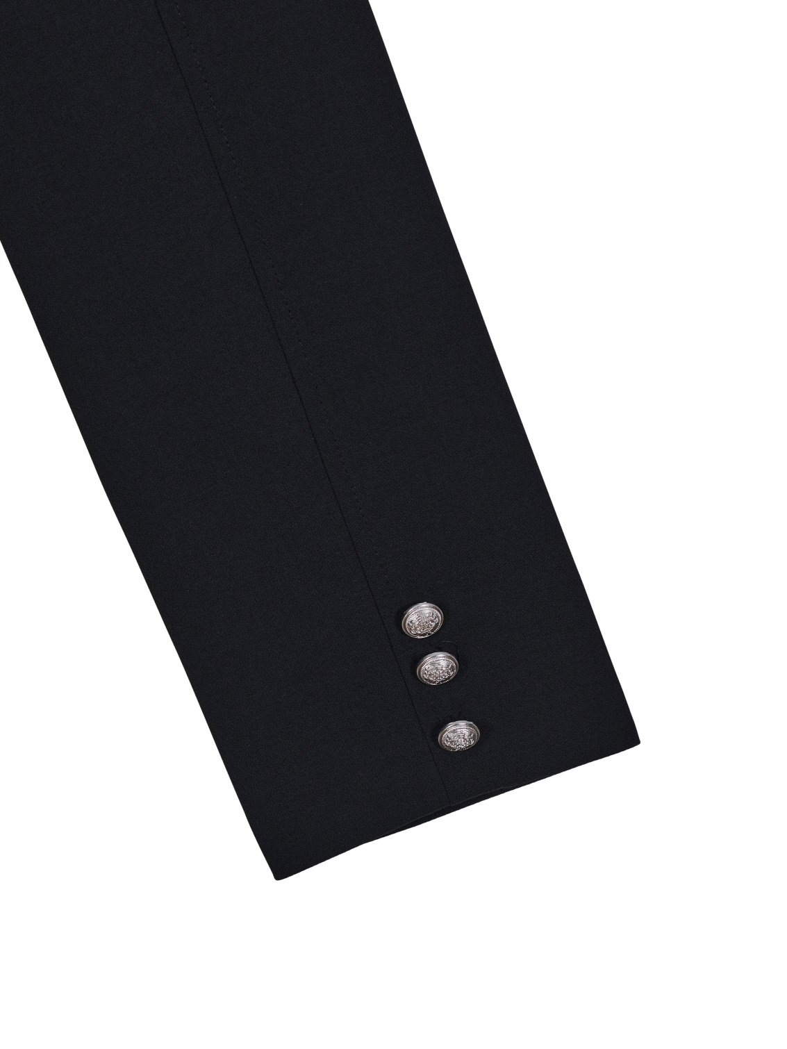 SUMMER Silver Button Jacket Black : MODIATTICO