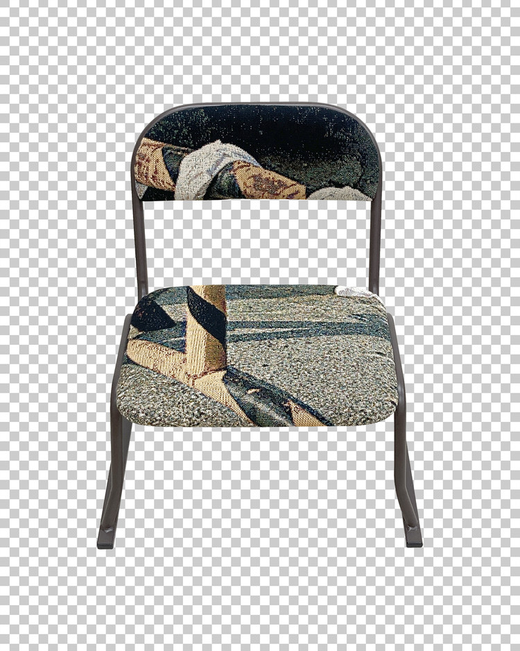 (soldout)Reworked chair_04 : 라인하프(linehalf)