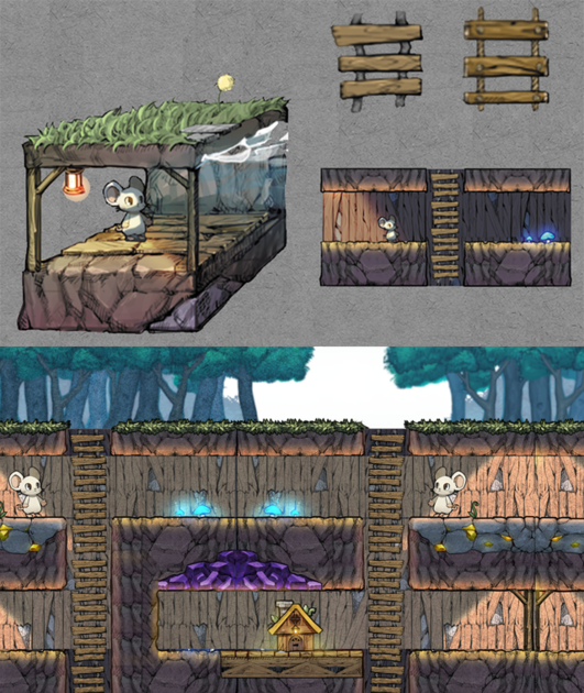 Ratopia DevDiary #3 - Buildings and Path finding : Ratropolis