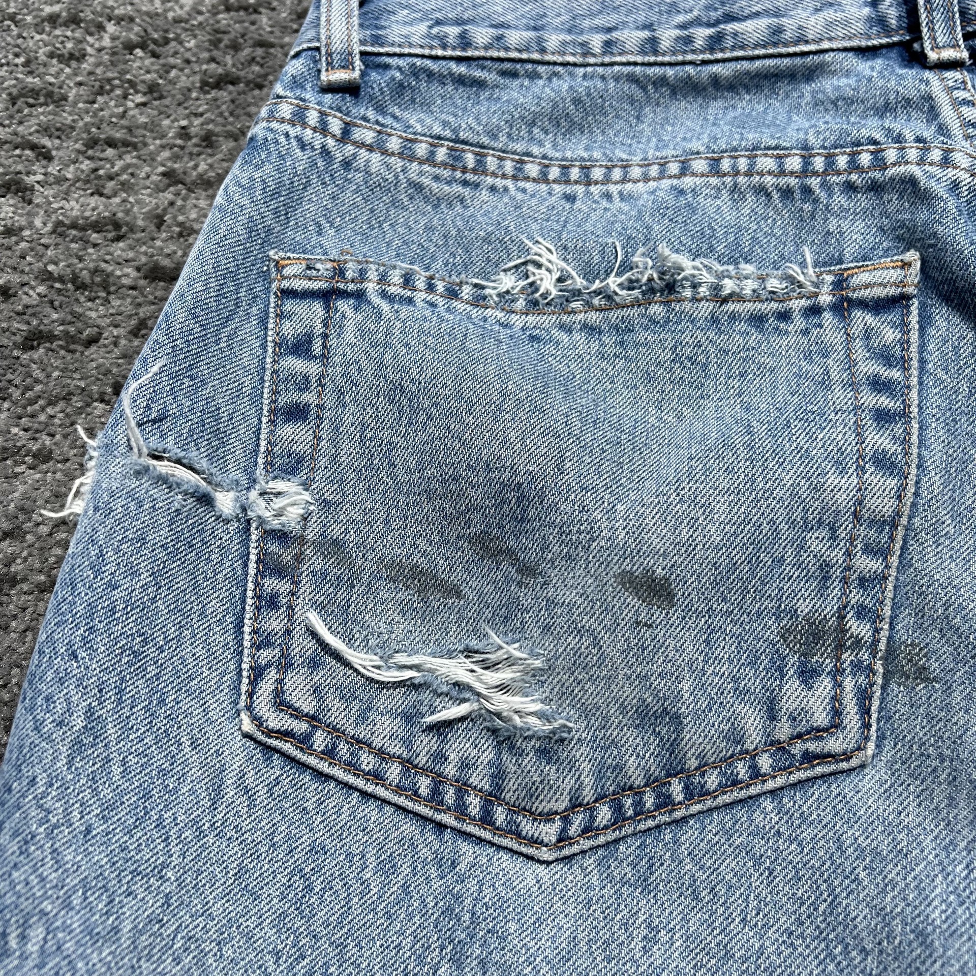 90s gap light blue jeans (made in usa) : soberseoul