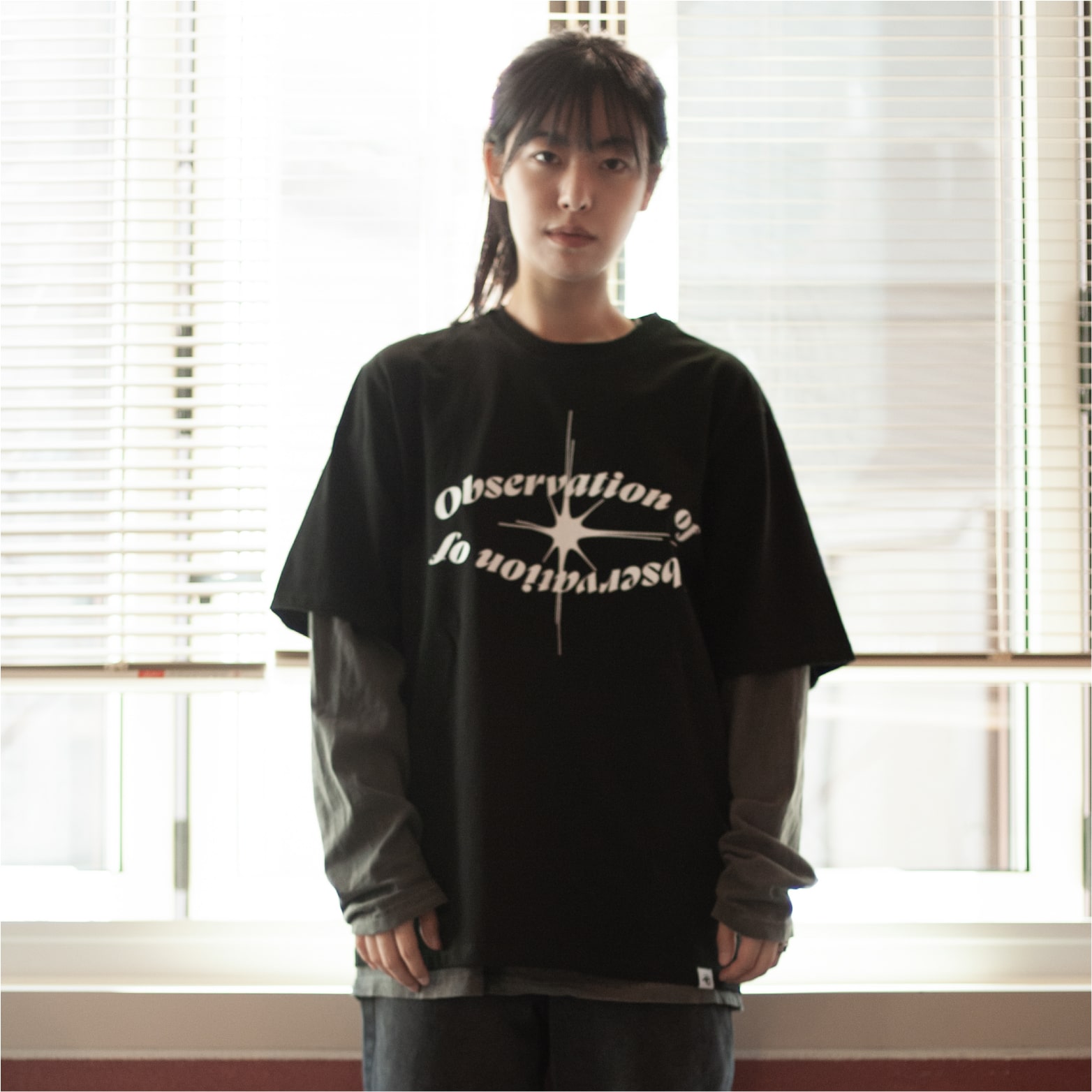 Traktat® Observation Emblem T-shirts BLACK : 트락타트Traktat®