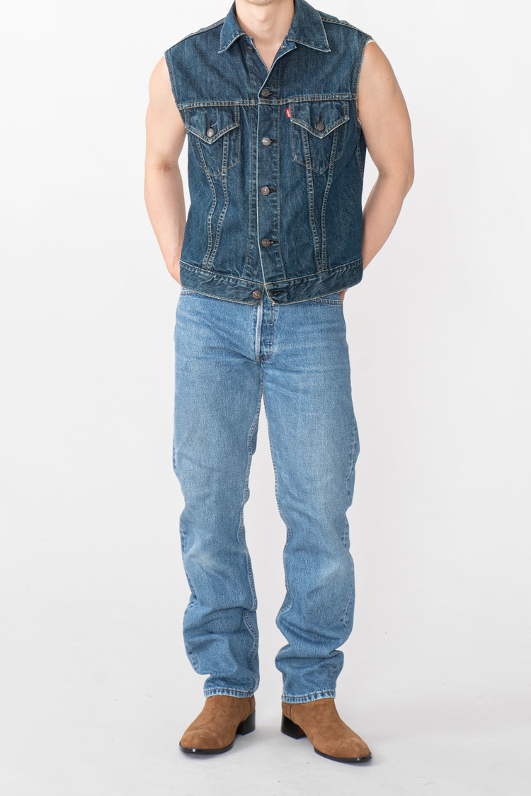 [100] LEVI'S JAPAN LVC 71557 VEST No. 2710 : 월드피스 다이어트