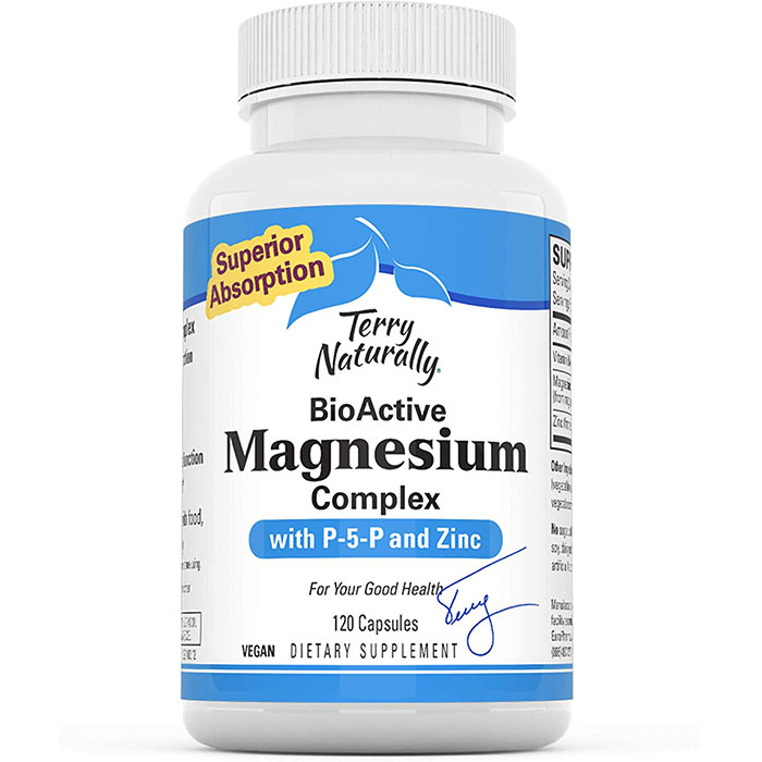 Terry Naturally BioActive Magnesium Complex120 Caps : Vitacali.com