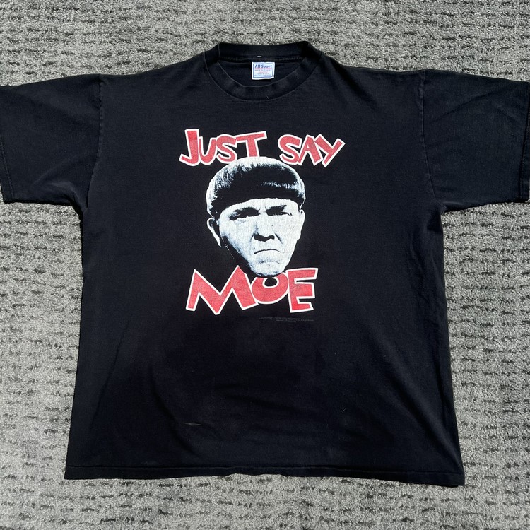 86 three sttoges Moe Howard fade tee : soberseoul