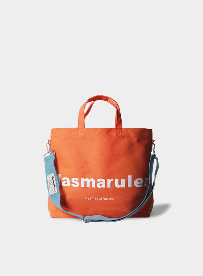 Basic cotton cross bag _ Orange : Masmarulez [마스마룰즈]