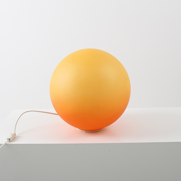 Wofi leuchten orange ball table Lamp 1980~1990s : 라이트피커