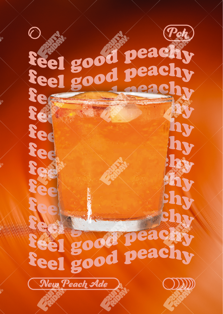 복숭아 에이드 (A) : 프루티 프라이데이 Fruity Friday