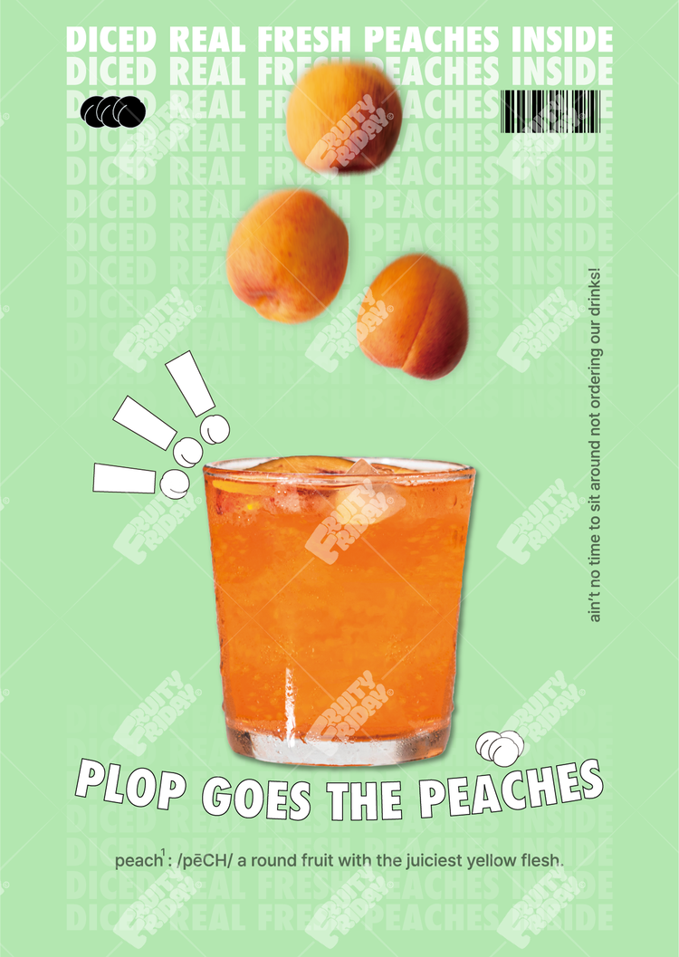 복숭아 에이드 (B) : 프루티 프라이데이 Fruity Friday