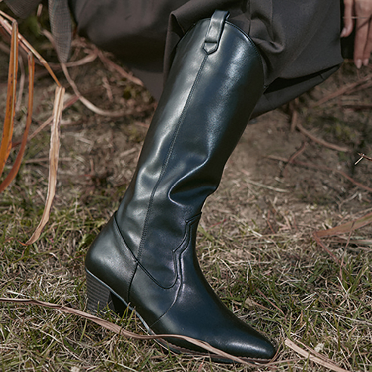 (SHOEHI) WOMAN Ella Western Boots_BLACK : wink. - Global B2B platform ...