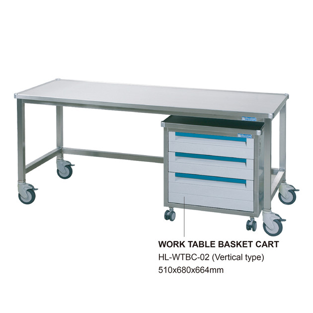 Work Table Cart ┃HL-WT04-1500C / HL-WT04-1800C : |주|한림의료기