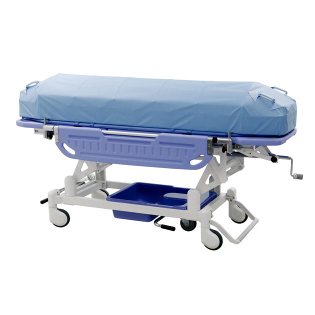 Mortuary Stretcher Cart (Crank)┃HL-MSCC : |주|한림의료기