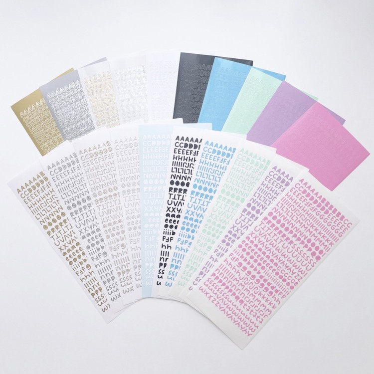 Love Me more | Smile Alphabet Sticker 4 types pack : Lovticker