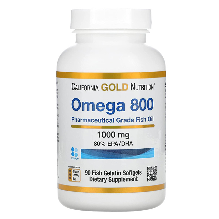 캘리포니아골드뉴트리션 CGN, 오메가 800, 1000mg 90소프트젤 / California Gold Nutrition ...