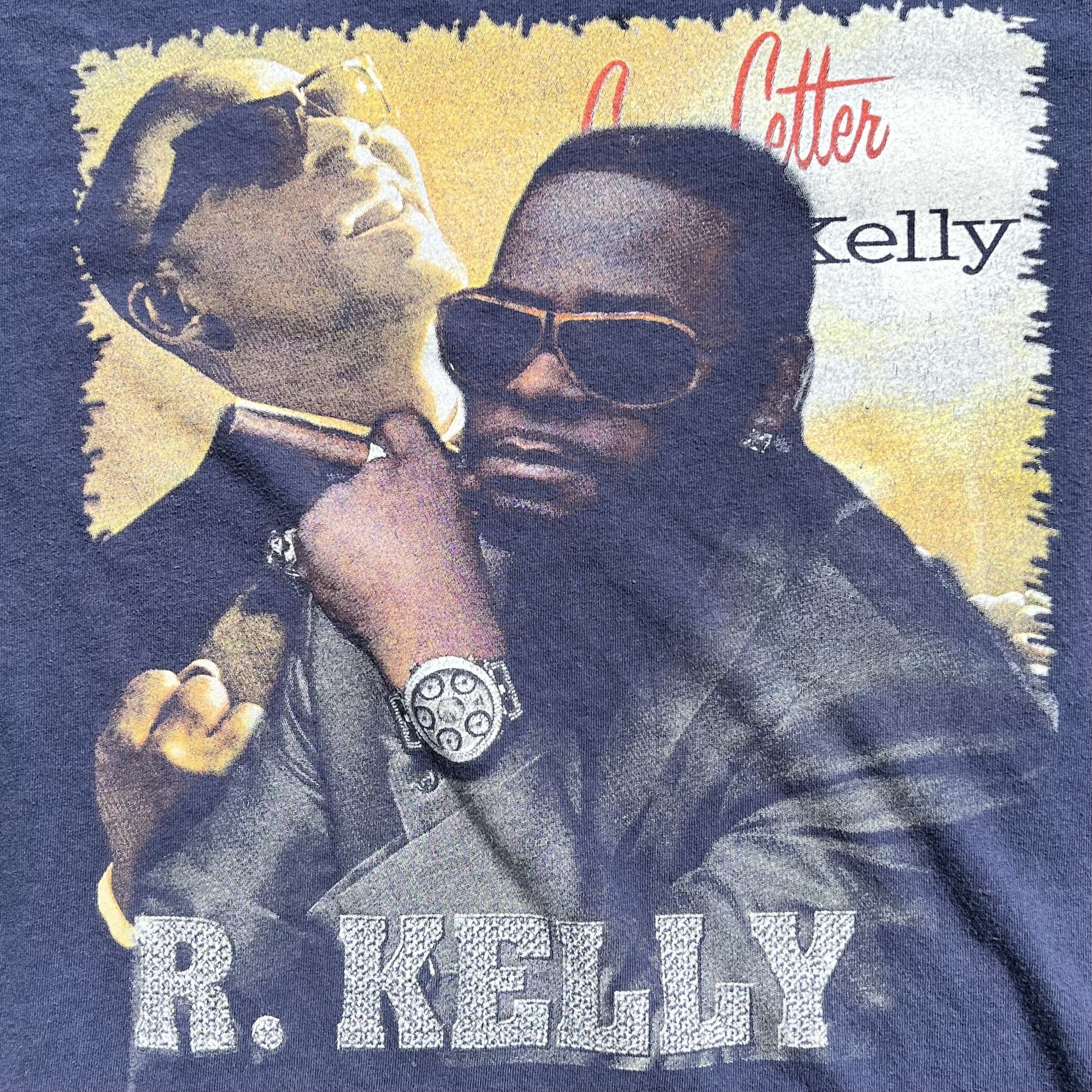 vintage r.kelly double side rap tee : soberseoul