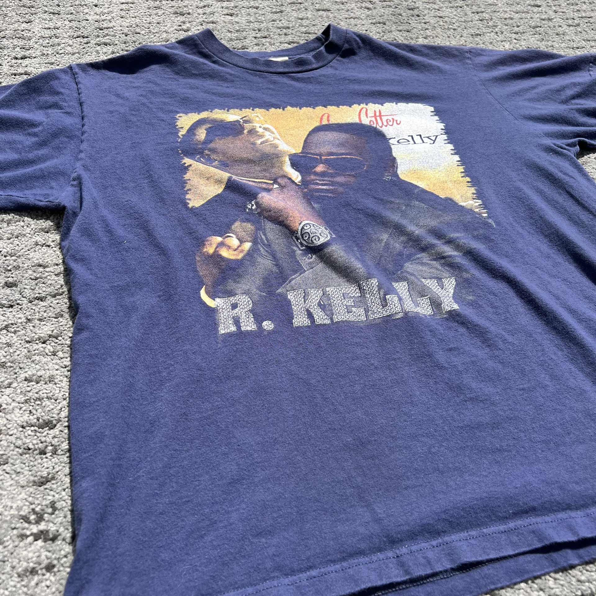 vintage r.kelly double side rap tee : soberseoul