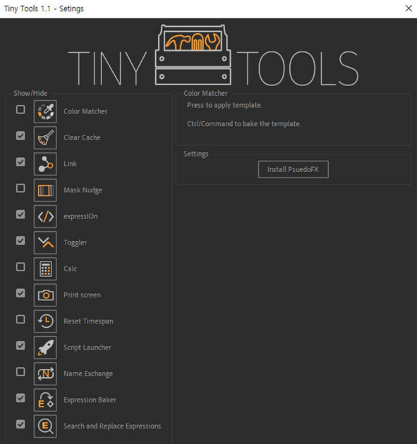 작업을 도와줄 13개의 Tool Box - Tiny Tools : TUTORIAL