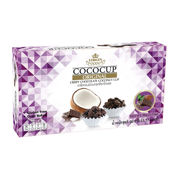 VirginCoco/เวอร์จิ้น โคโค่คัพ เกล็ดทองม้วนคลุกช็อกโกแลต (COCOCUP) : นิโกะ นิโกะ มาร์เก็ต/ตัวแทน ...
