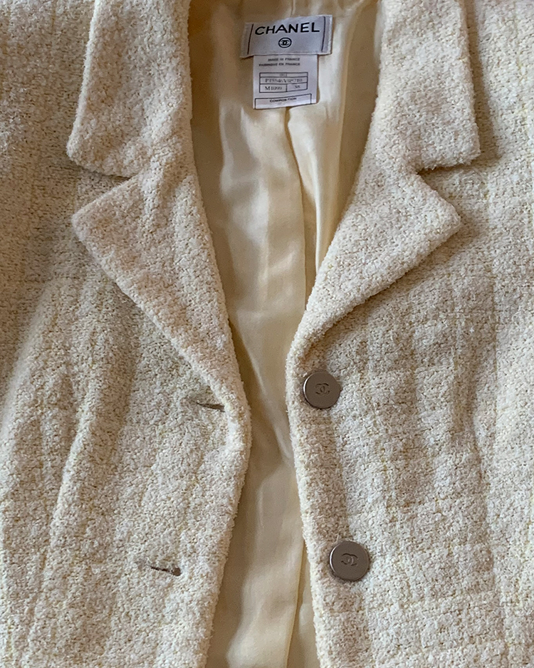 Chanel Polyamide & Cotton Button Jacket : lilisun