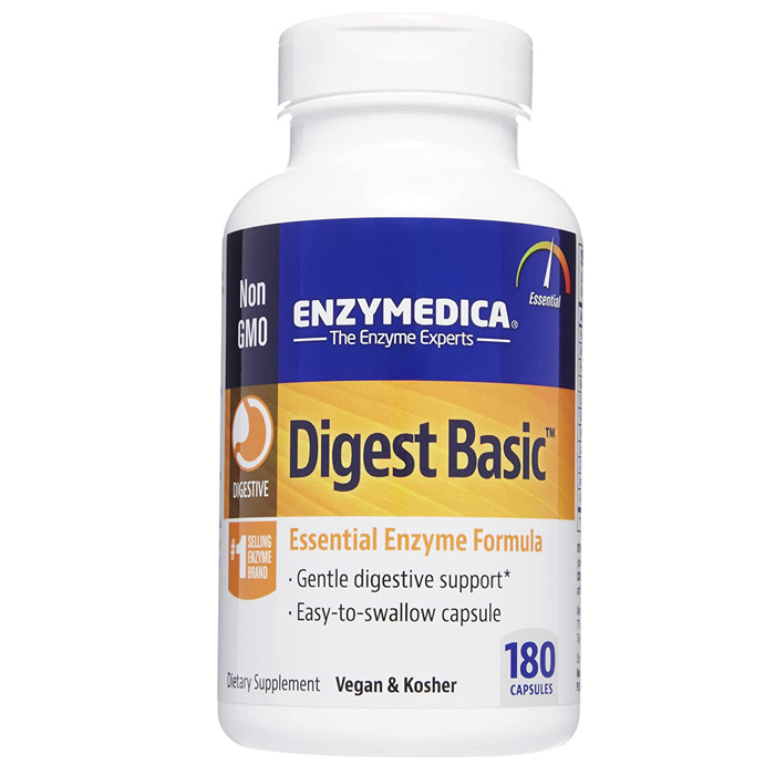 엔자이메디카 다이제스트 베이직, 다이제스트 엔자임, 180캡슐 / Enzymedica, Digest Basic ...
