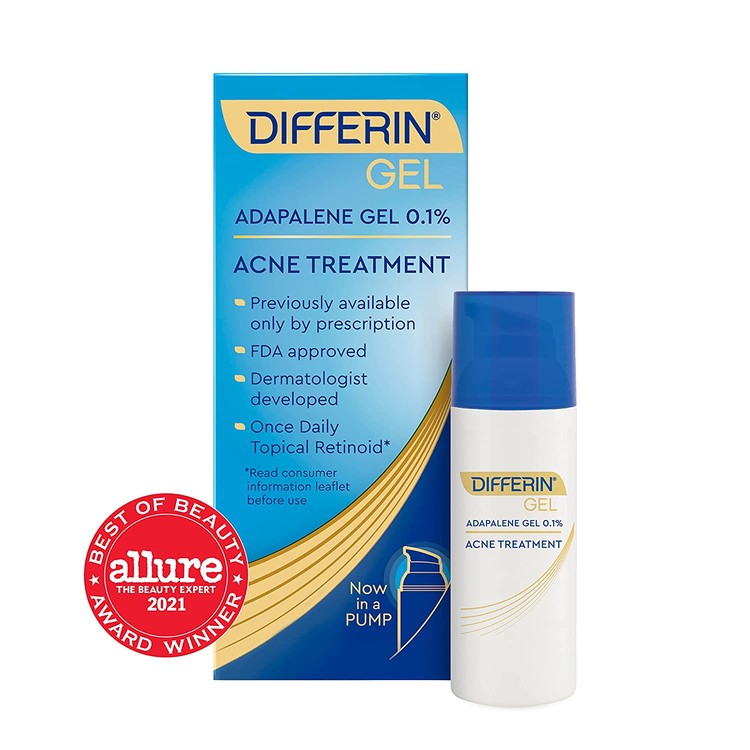 Differin Gel (Retinoid Treatment for Face with 0.1% Adapalene) 45g 펌프형 ...