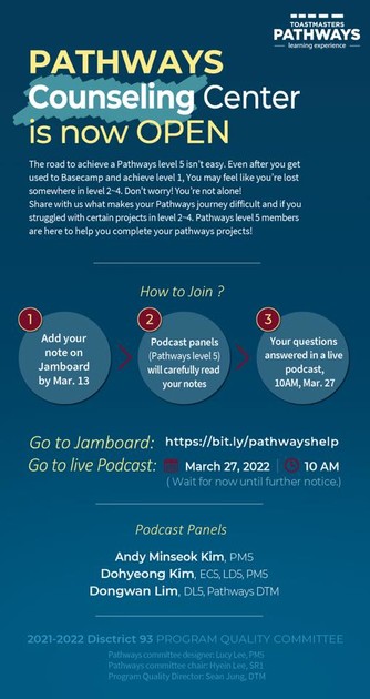 Pathways Counseling Center is now Open : Bulletin Board