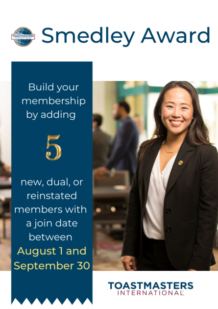 Smedley Award Membership building Program : Bulletin Board