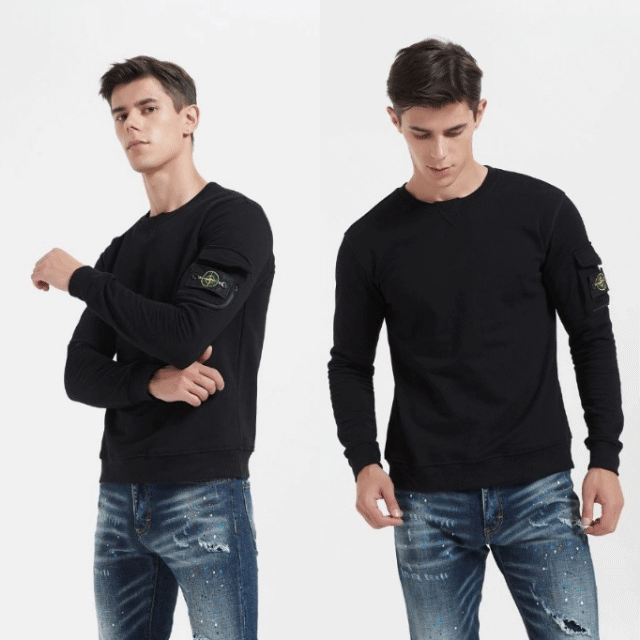 스톤아일랜드 22FW 와펜패치 포켓맨투맨 : JB스토어