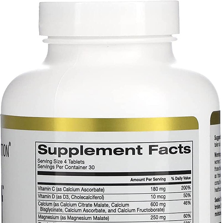 캘리포니아골드뉴트리션, CGN, 본 부스트(뼈 건강) 120정 / Bone Boost Supplement by ...