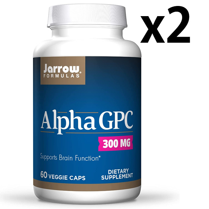자로우포뮬러스 알파 GPC 300mg 60정 x 2병 / Jarrow Formulas Alpha GPC 300 mg - 60 ...