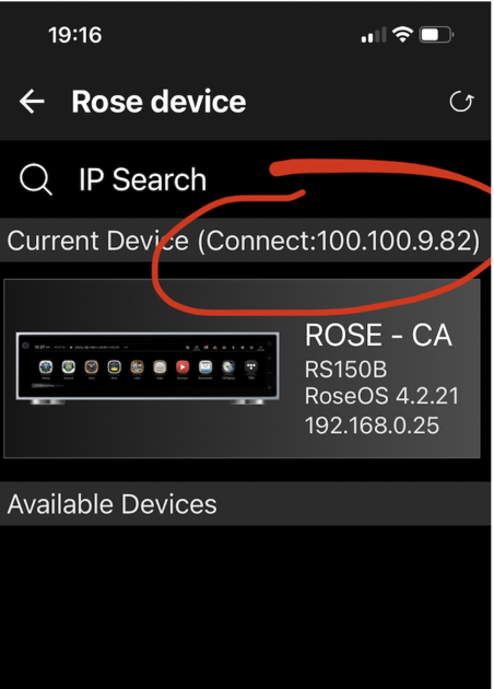 Rose HiFi app doesn't work with iPhone : HiFi ROSE