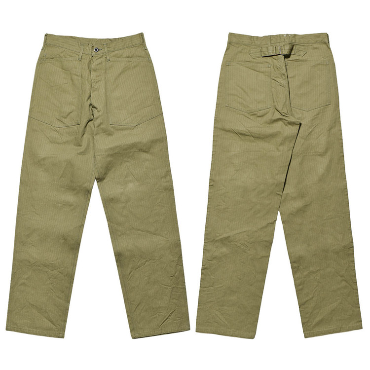 1940s Herringbone Baker Pants [Lot.22230] : Semi Basement General Store