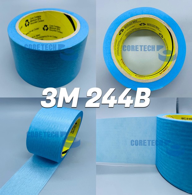 3M 244B 와시 마스킹 테이프(블루) 사진정보 : (주)코어텍