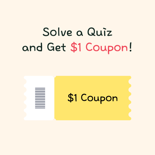 Find the coupon in the quiz! : EVENT